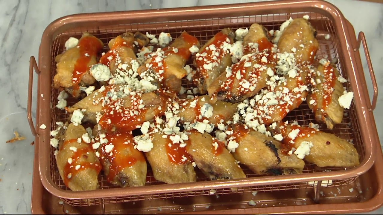 Copper Chef 4-pc Ceramic Nonstick Copper Crisper on QVC - YouTube