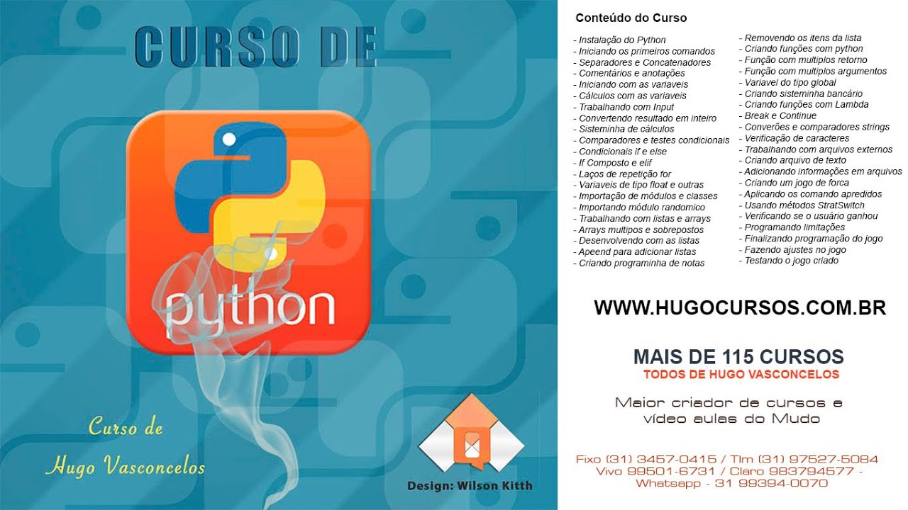 Curso de Python - Aula 06 - Iniciando com variaveis - YouTube