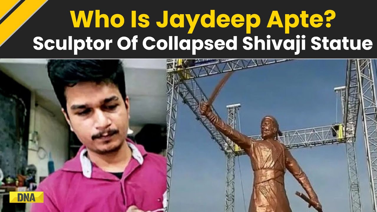 Shivaji Statue Collapse: Who Is Jaydeep Apte? Sculptor Of Collapsed ...
