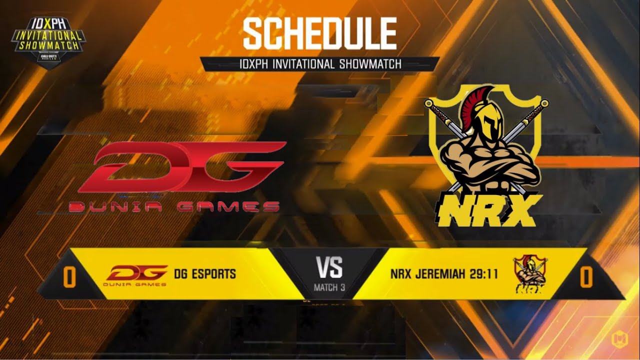 DG ESPORTS vs NRX JEREMIAH 29:11 | ID x PH International Showmatch ...