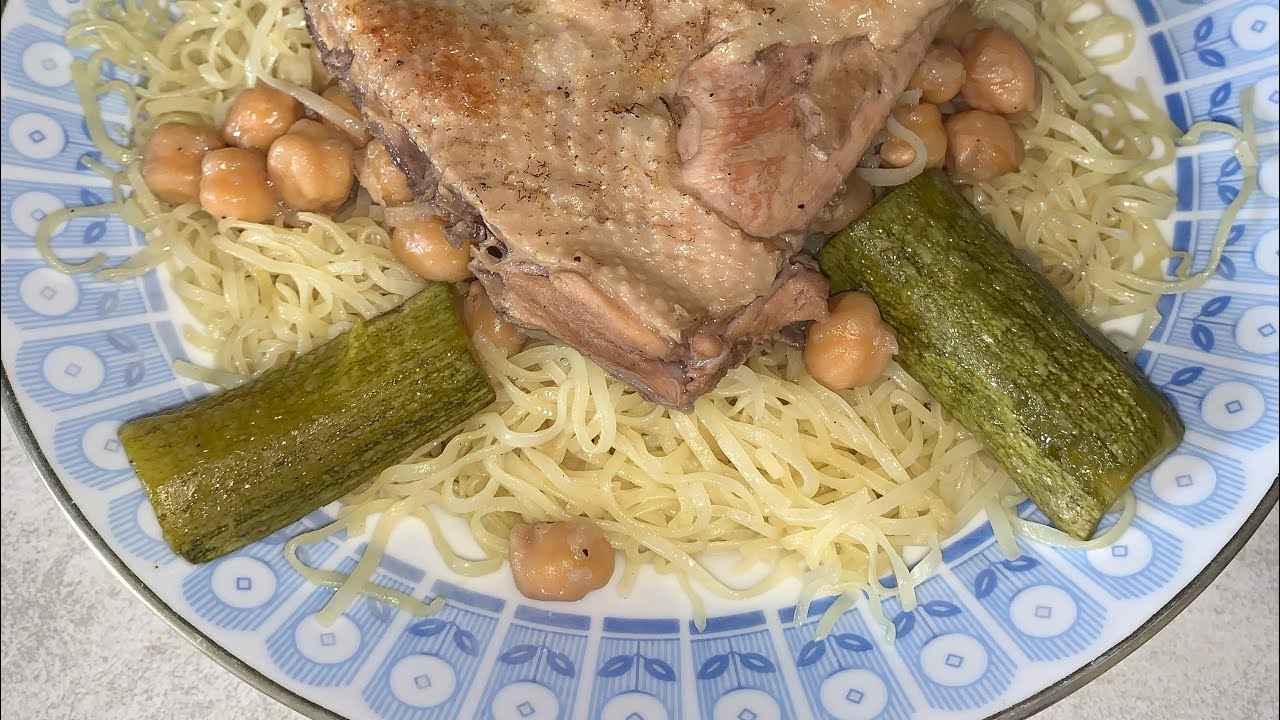 Delicious Algerian dish “Reshta” easy recipe || facile recette algérois ...
