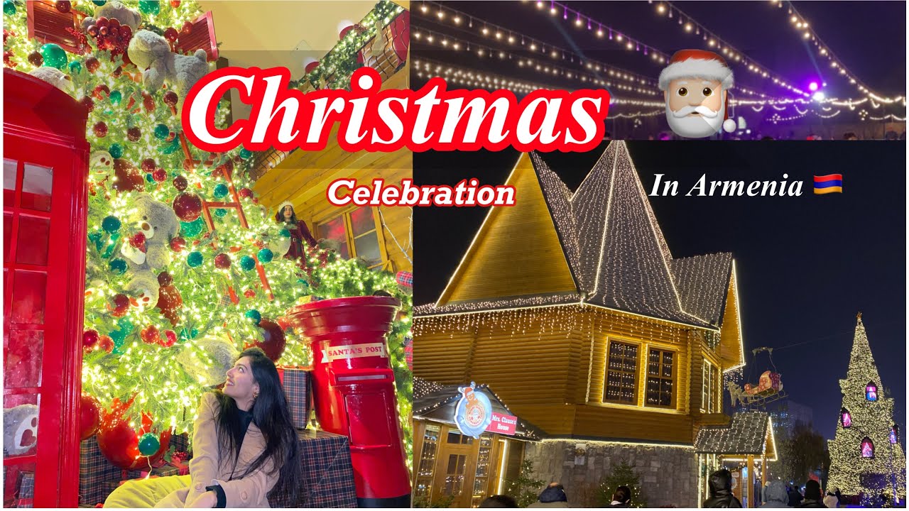 Christmas in Yerevan😍🎄| Winter Park | Armenia vlogs | Indian in Armenia ...