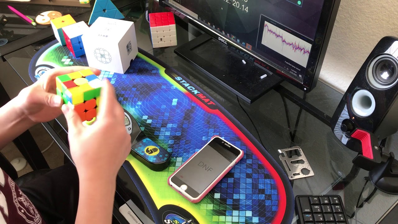 Cubing at Home 1 - 13.48 single 3x3 - YouTube