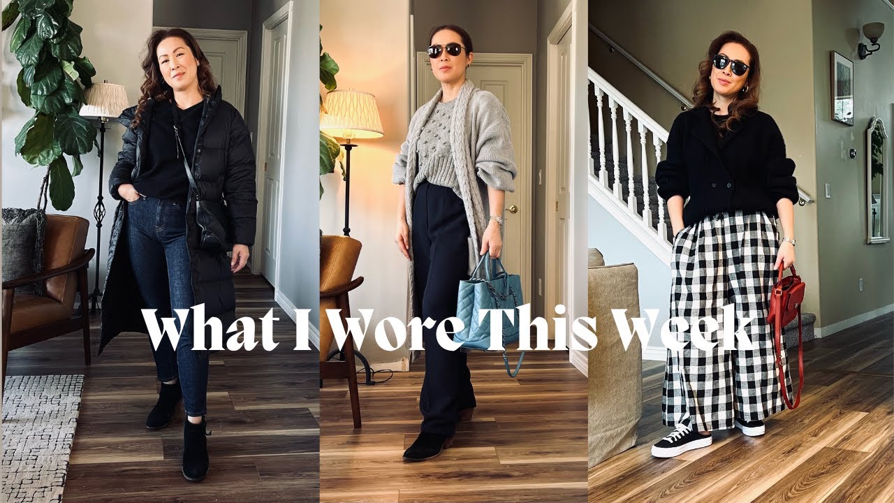 What I Wore In A Week | Casual Every Day Outfits - YouTube
