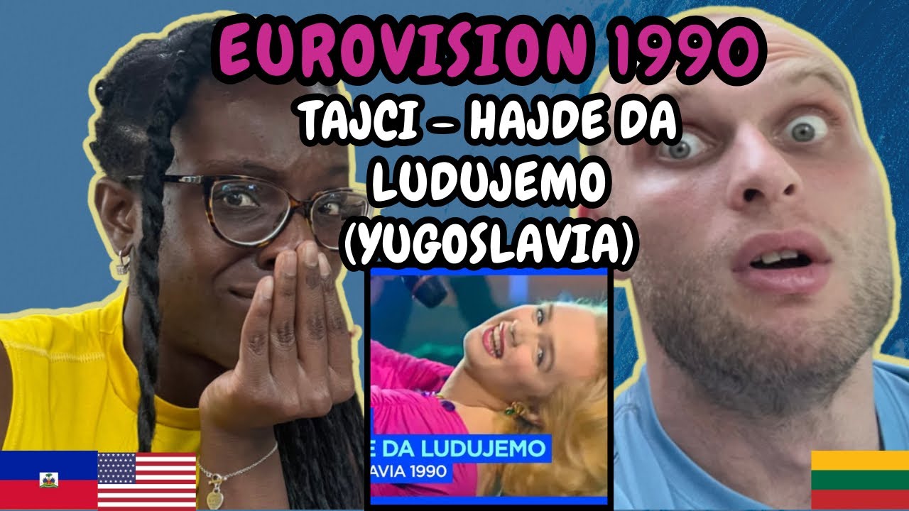 REACTION TO Tajči - Hajde Da Ludujemo (Yugoslavia Eurovision 1990 ...
