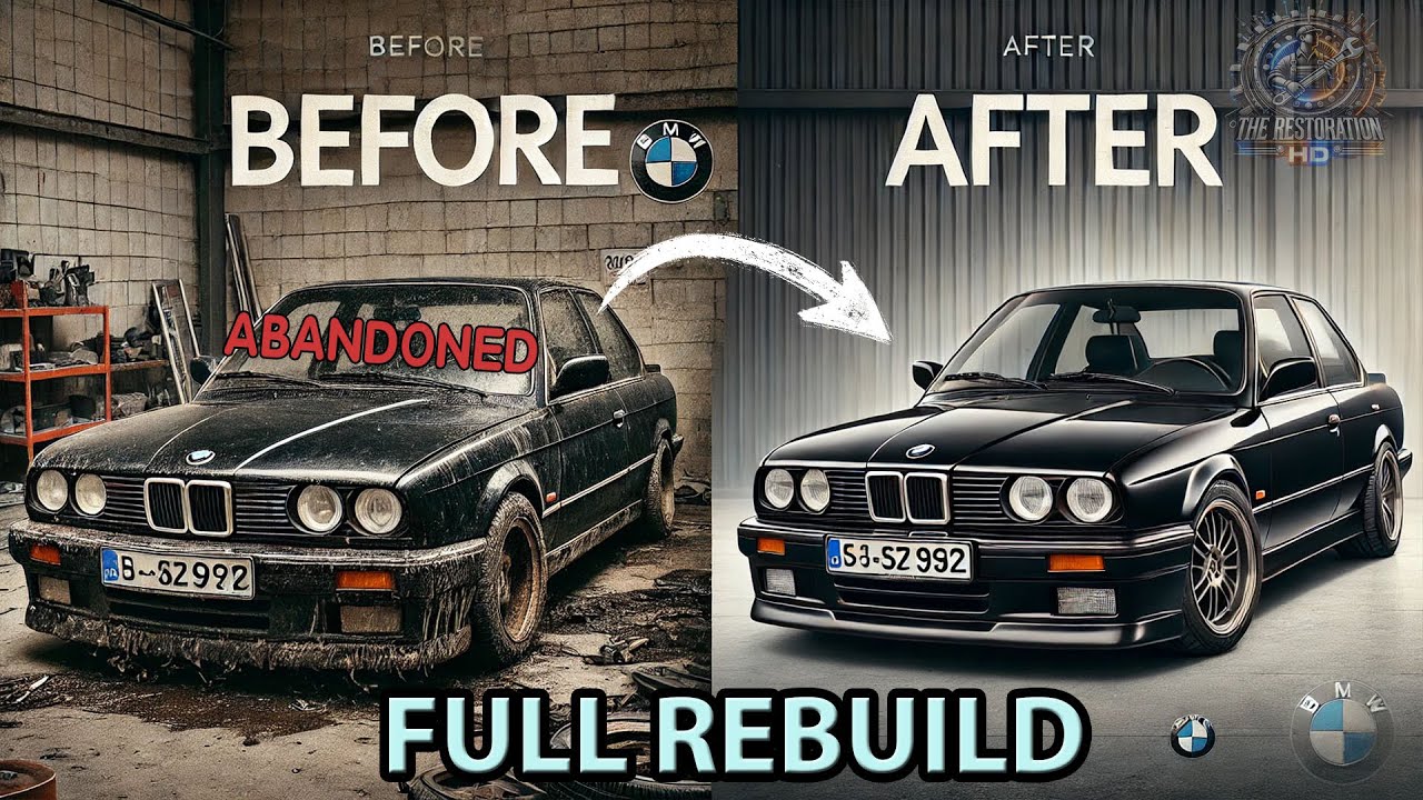 FULL REBUILD : Restoration Of An Abandoned BMW 1990s| Complete Process ...