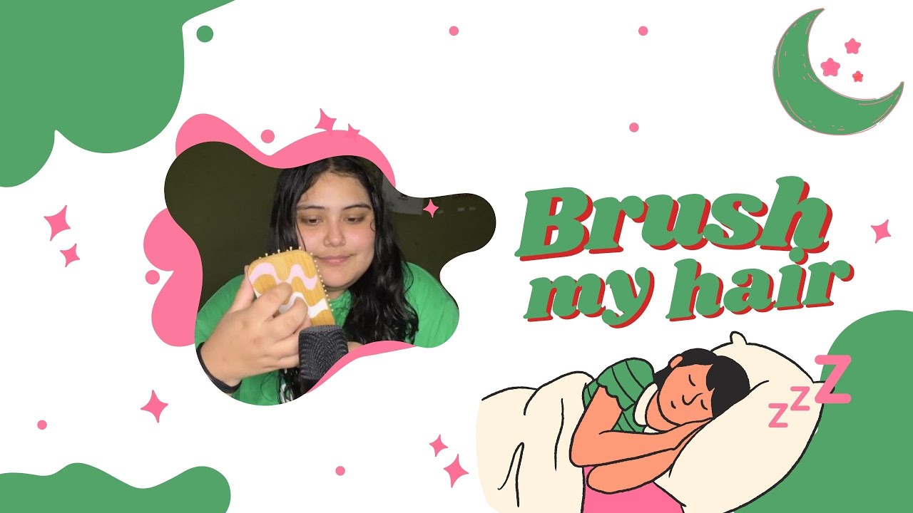 ASMR Brushing my hair - Mercy ASMR - YouTube