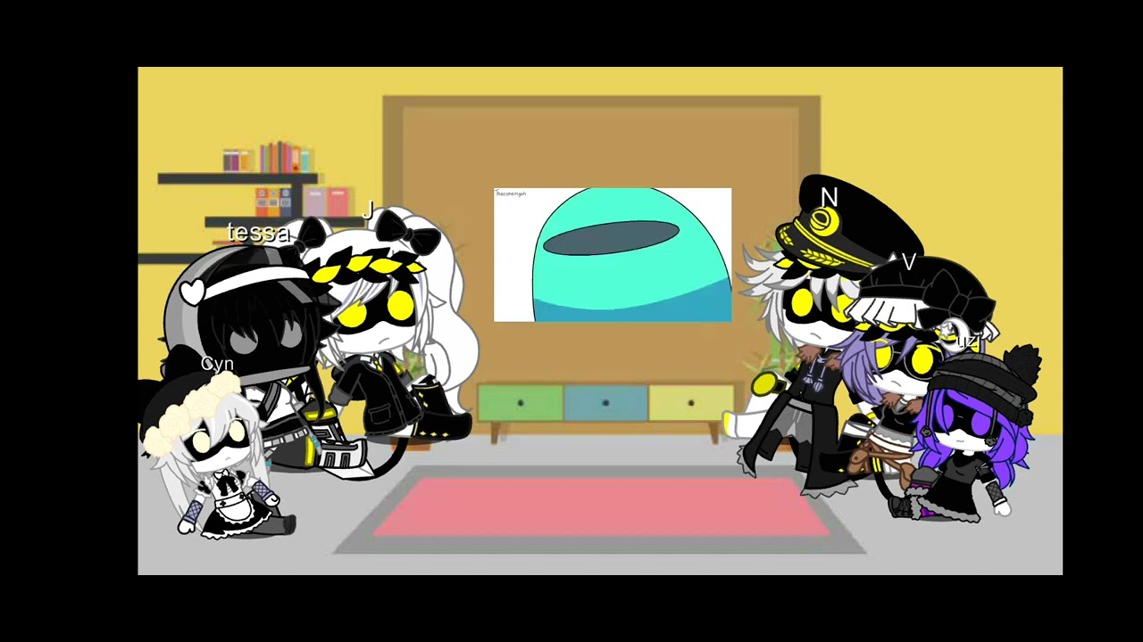 Murder Drones ft. (Tessa and Cyn) react to Among Us Orange Revenge (91 ...