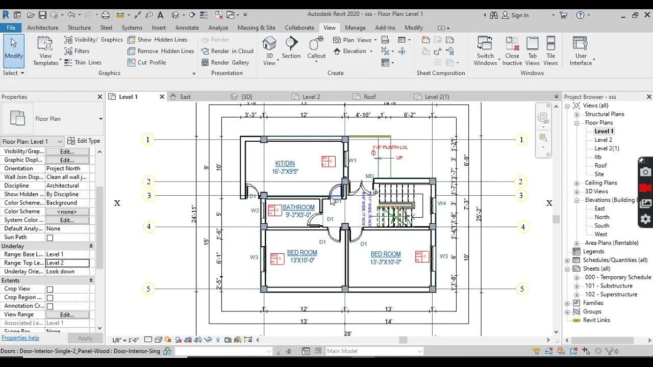 Level 2 Not Visible In Revit Solution YouTube Level 2 Not Visible In Revit Solution YouTube