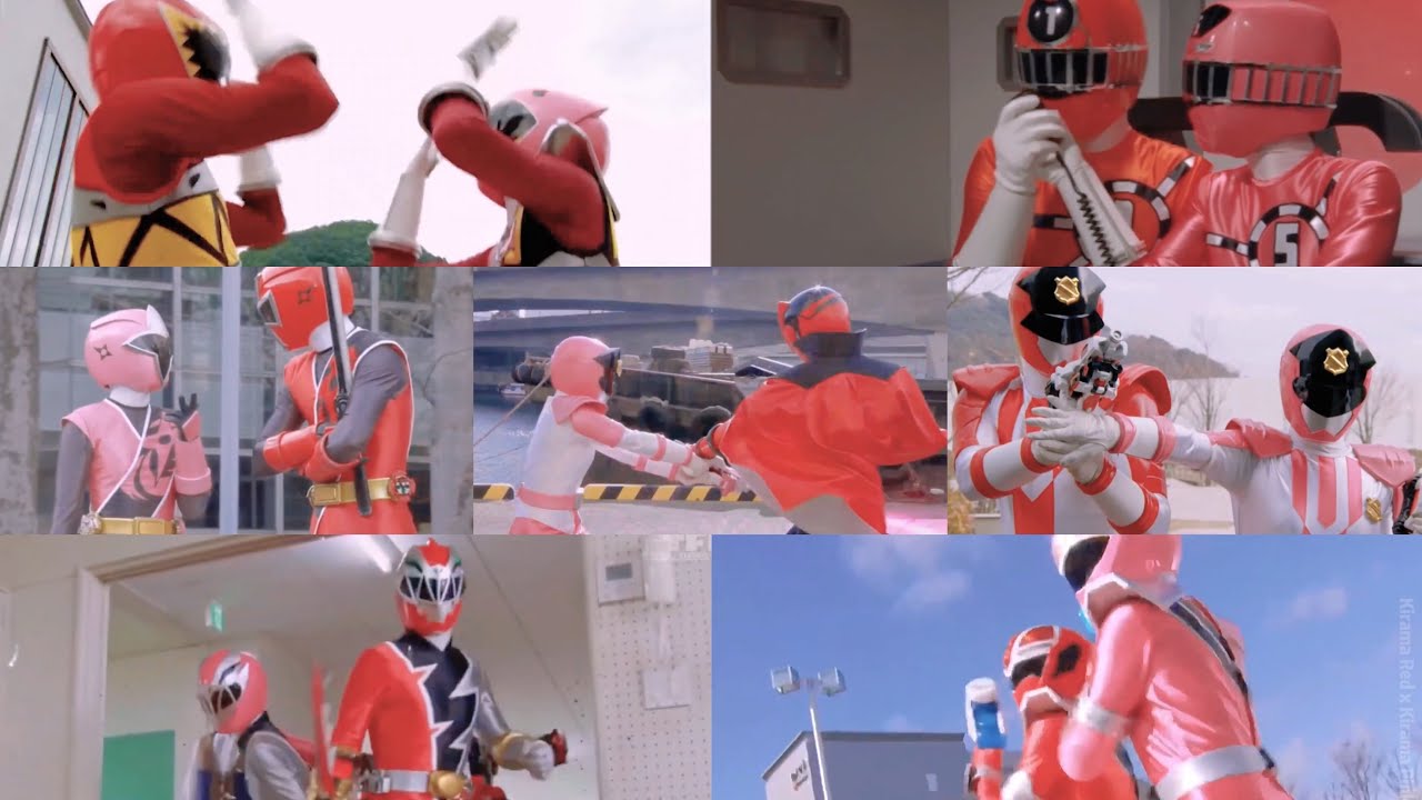 (Super Sentai) RED ️ x PINK💗 Part 2 | Kyoryuger - Kiramager - YouTube