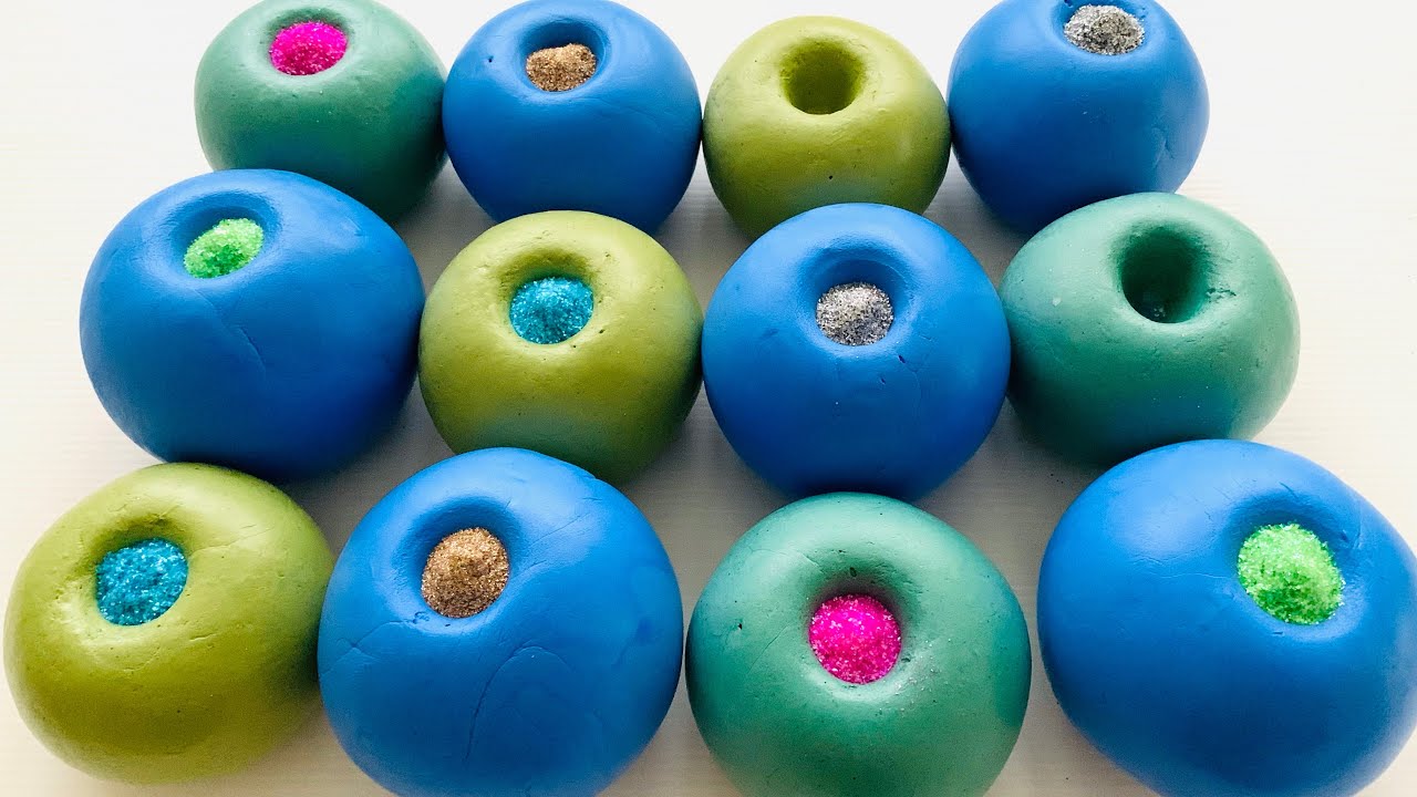 CRACKLING LIGHT PLASTICINE.Slime.Satisfying Compilation. Clay Cracking ...