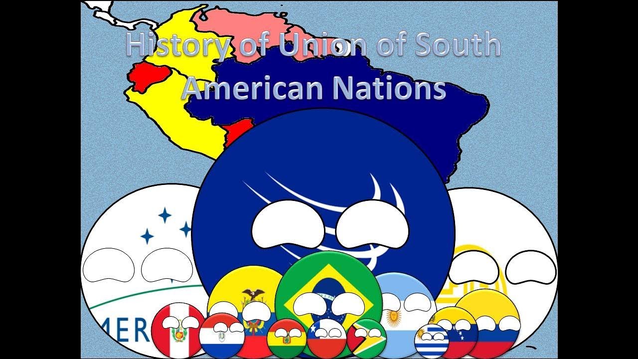History of Organization of South America in Countryballs - YouTube