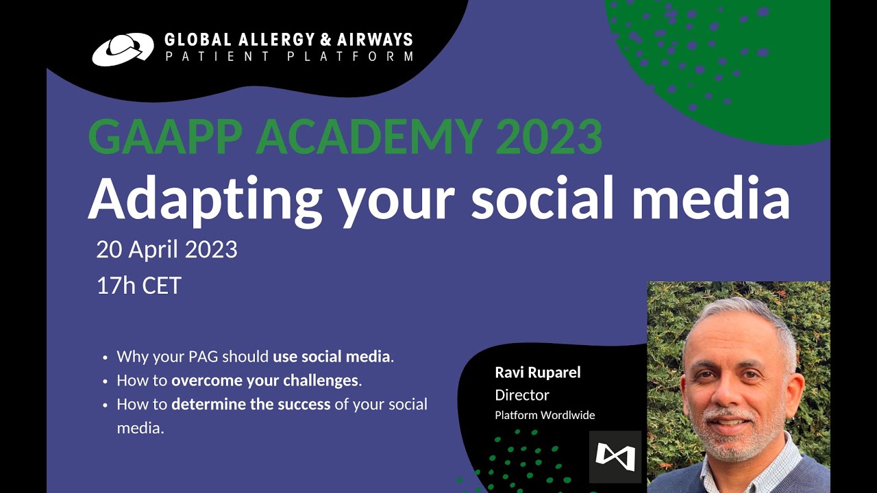 Adjusting your #SocialMedia - GAAPP Academy 2023 - YouTube
