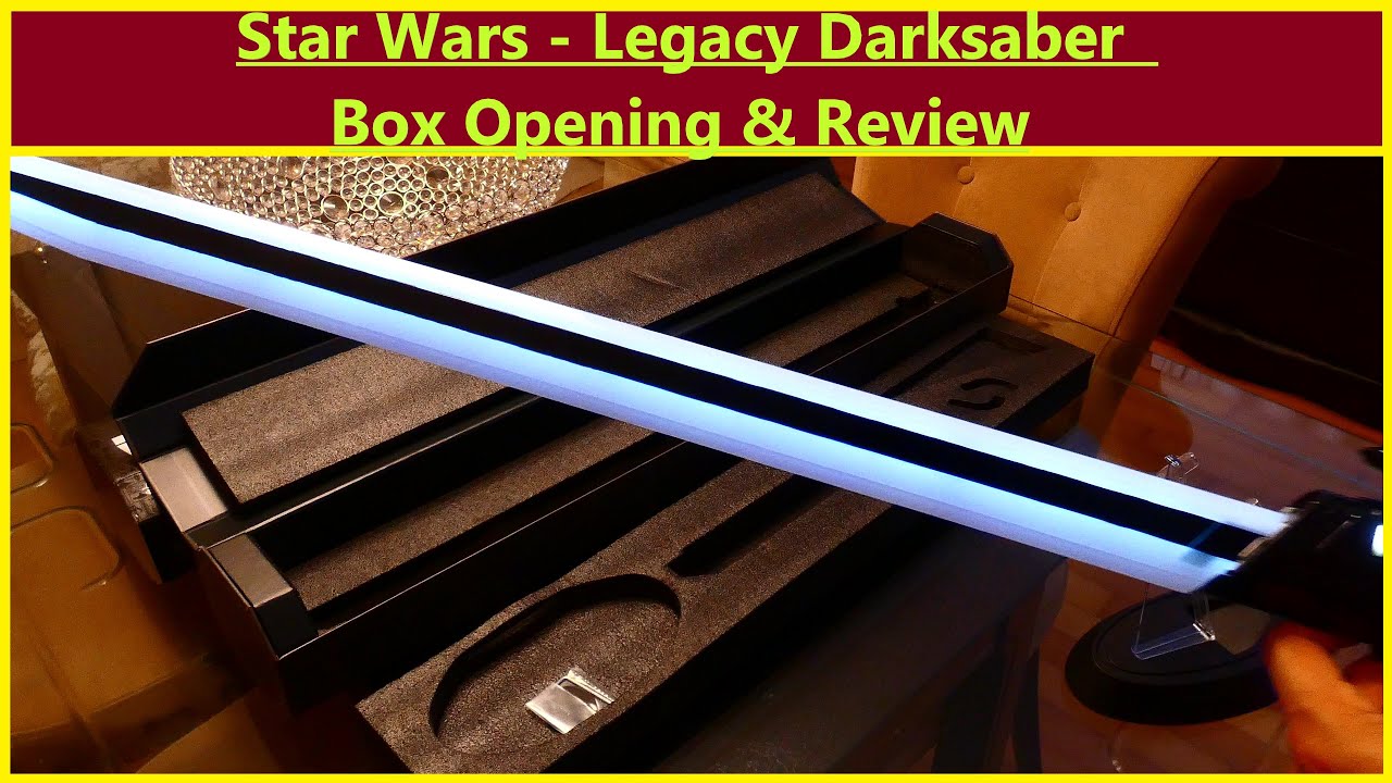Star Wars - Darksaber - Box Opening and Honest Review - 4k - YouTube
