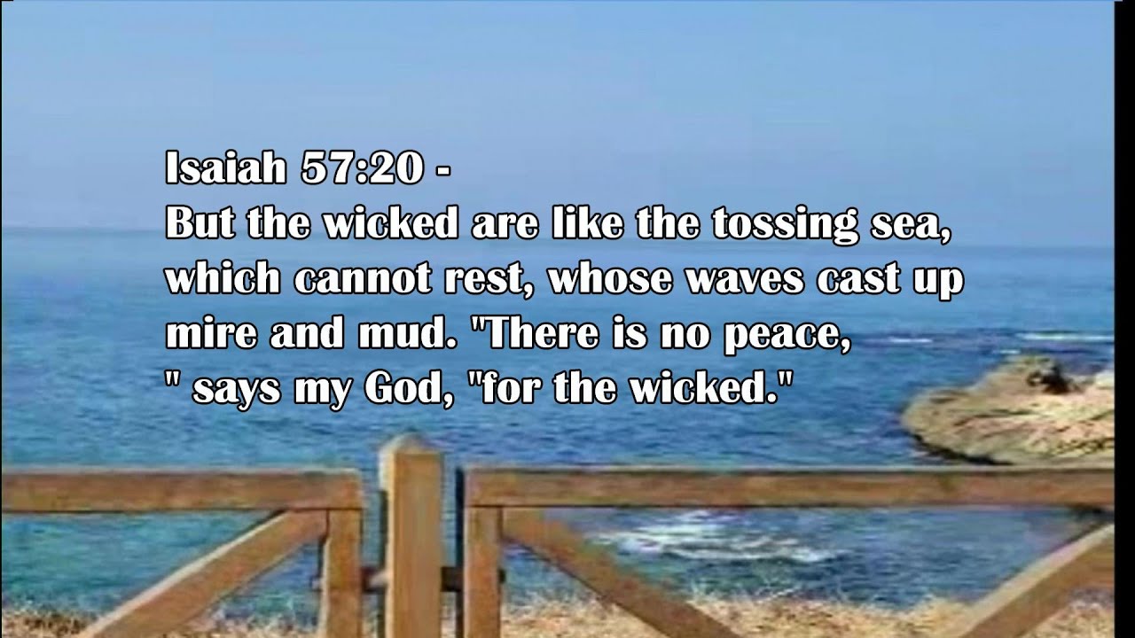 Isaiah 57 20 21 The Voice of the Lord September 30, 2023 by Pastor Teck ...