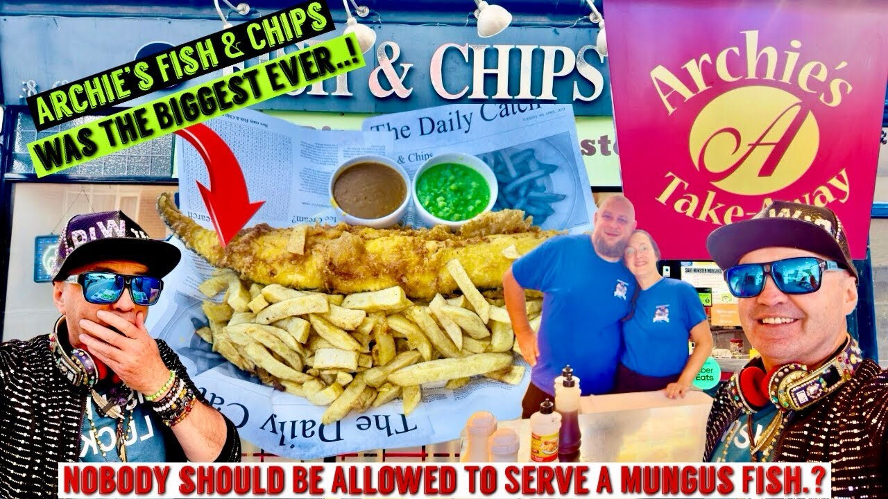 They Served Me a FISH THE SIZE OF MY ARM! (Archie’s Fish & Chip Review ...