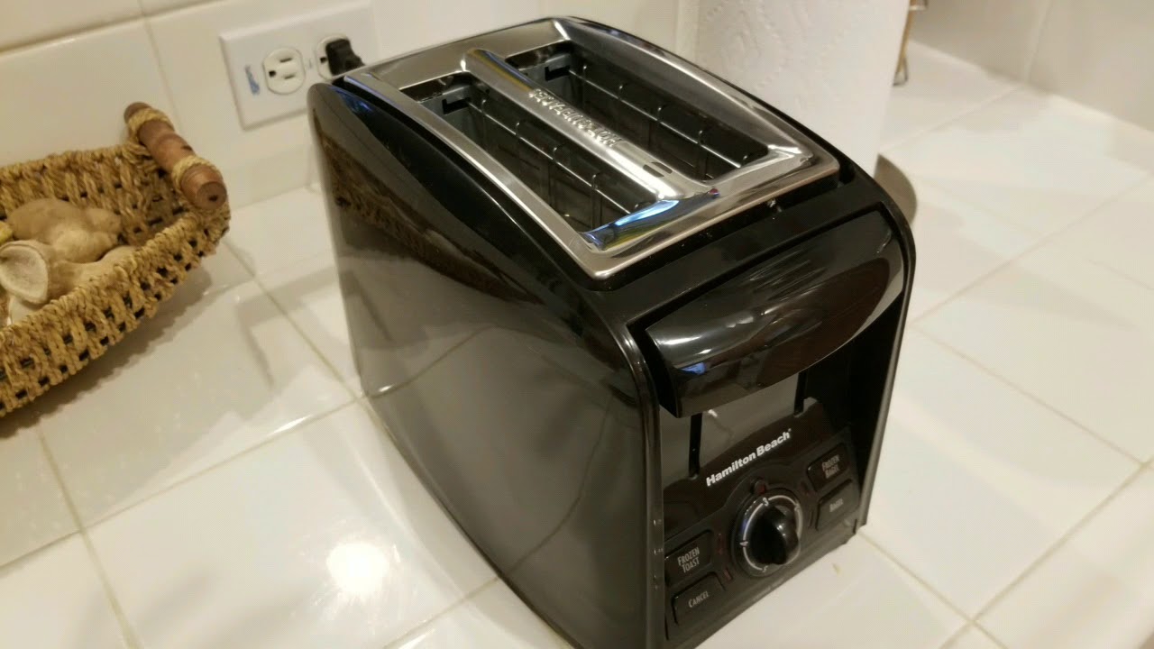 Hamilton Beach Toaster! $20!!! 2 Slice Cool Touch Toaster REVIEW! - YouTube