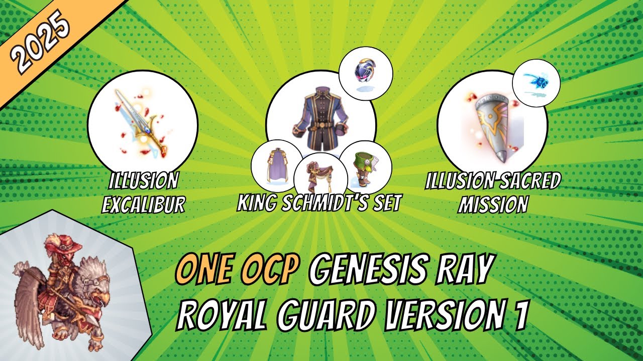 iRO Chaos - Budget Build - ONE OCP Genesis Ray Royal Guard Version 1 ...