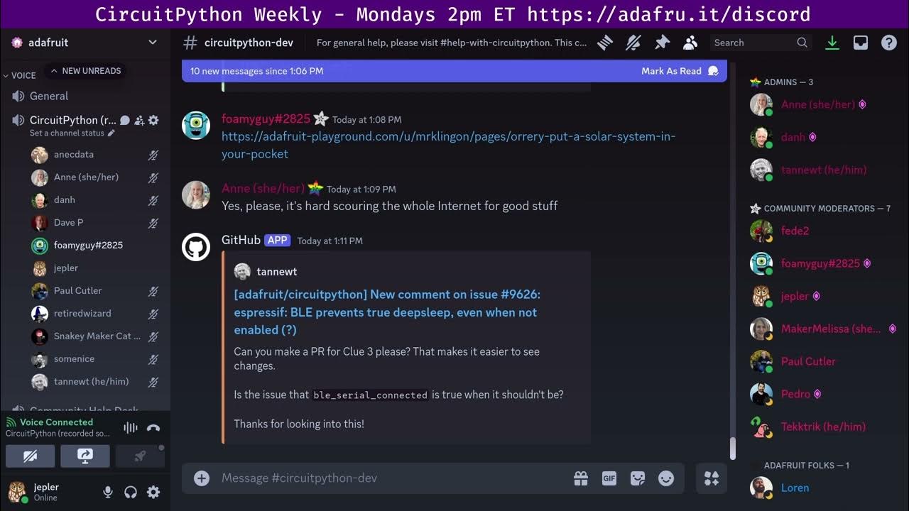Circuitpython Weekly Meeting For September 16 2024 Circuitpython Circuitpython Adafruit