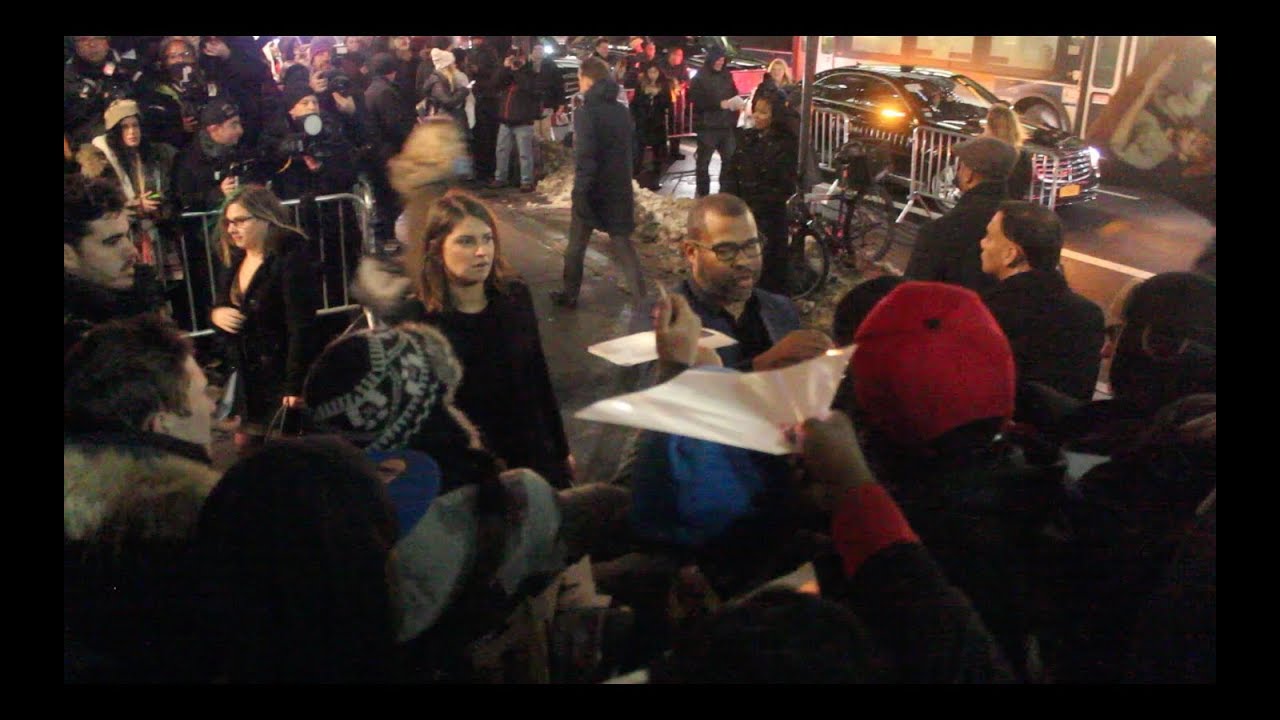 Jordan Peele, Steven Spielberg & Willem Dafoe Sign Autographs in NYC ...