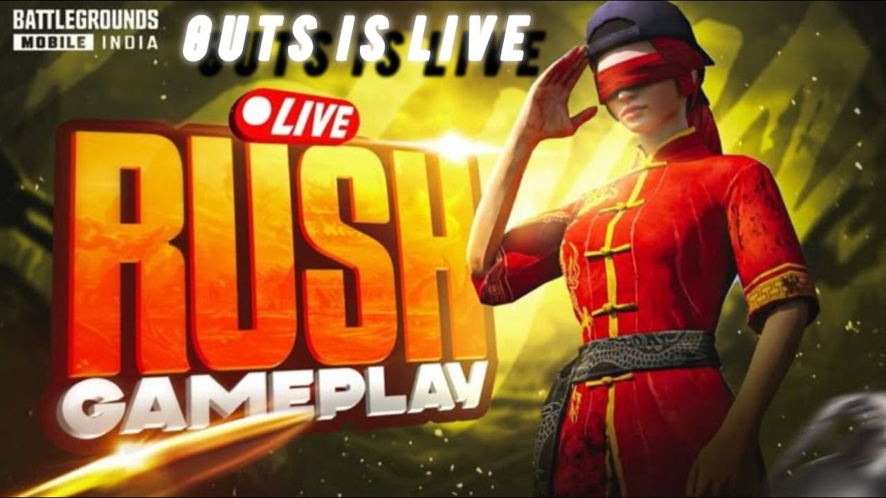 BGMI RUSH GAMEPLAY | BGMI LIVE | GUTS IS LIVE - YouTube