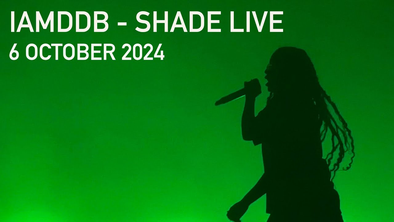IAMDDB - Shade LIVE | 6 October 2024 | Ancienne Belgique | Brussels ...