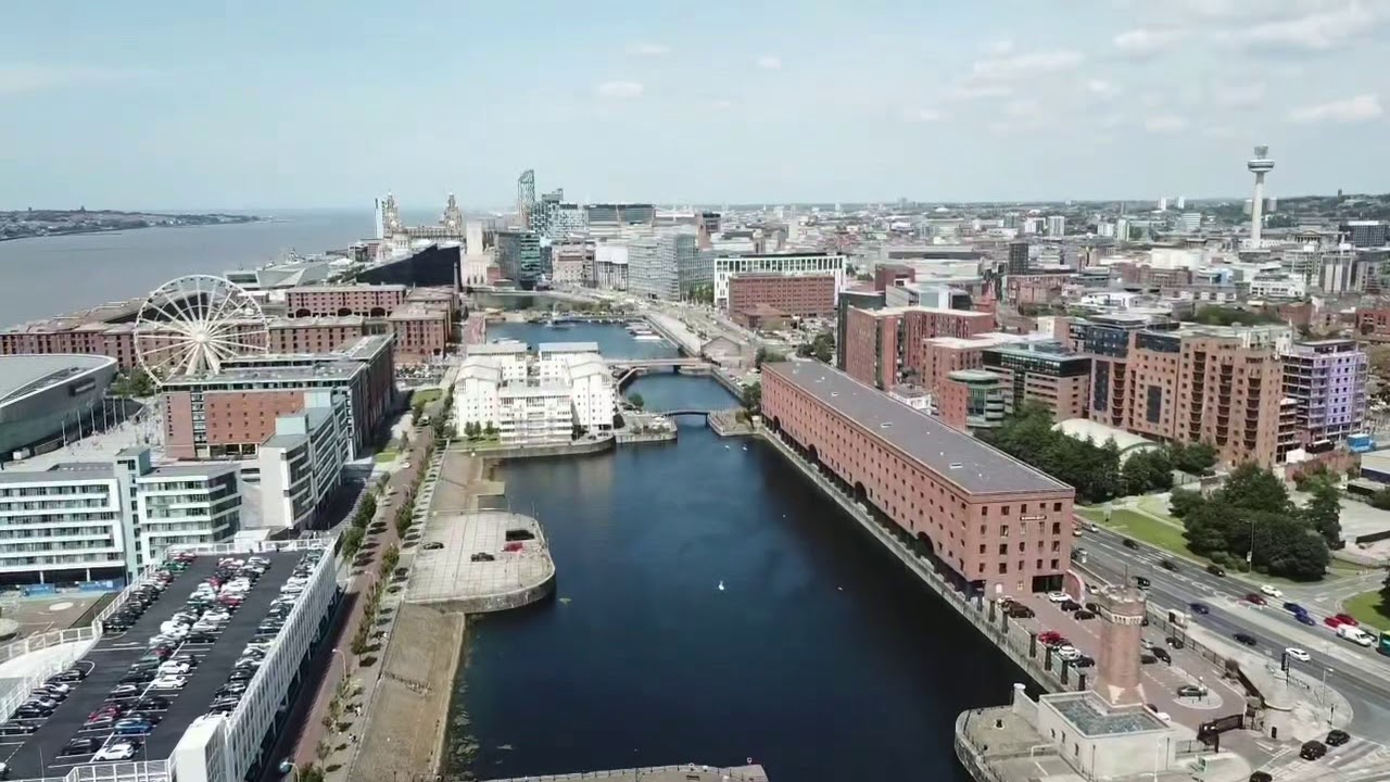 Liverpool Dock 2019 - birds eye view - YouTube