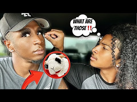 WEARING MASSIVE LASHES IN PUBLIC TO SEE HOW MY BOYFRIEND REACTS ...