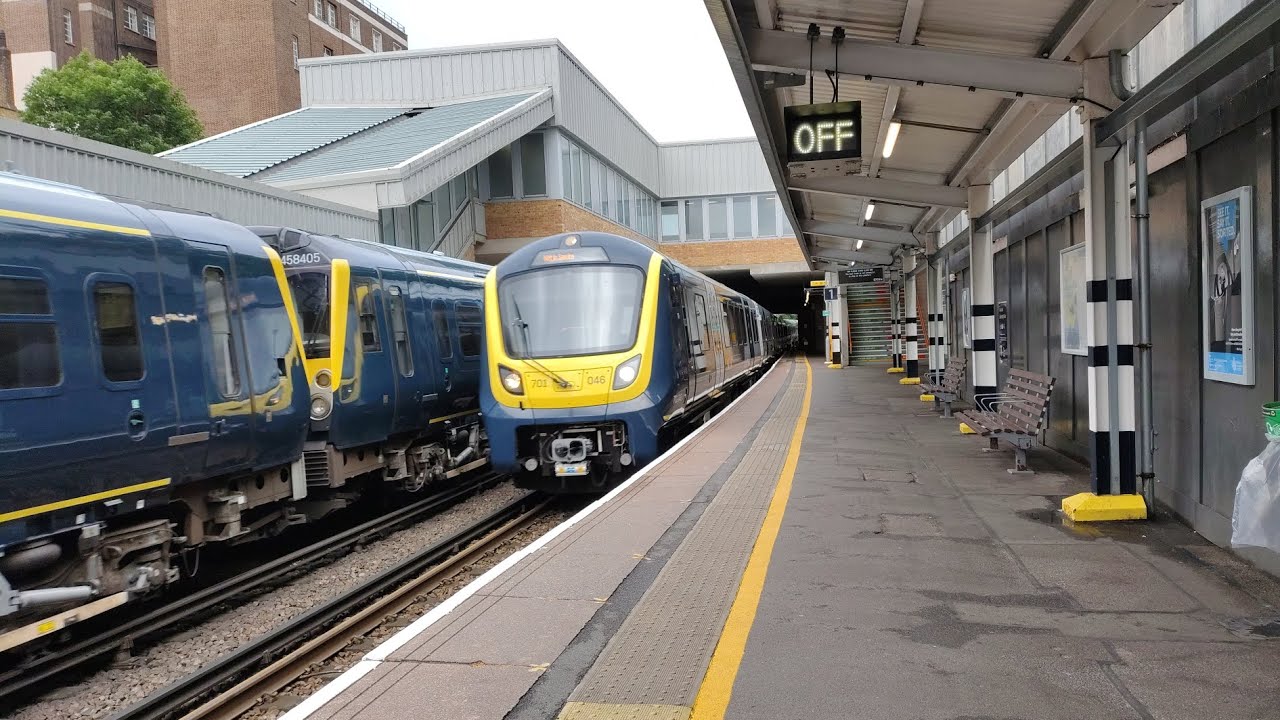 The first GBR branded train is here? 701 046 passing Putney and East ...