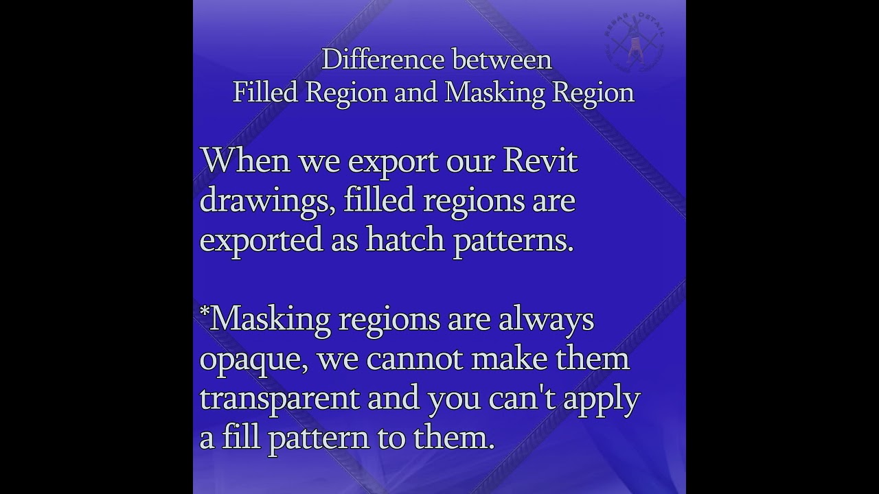 Difference Between Filled Region And Masking Region In REVIT YouTube Difference Between Filled Region And Masking Region In REVIT YouTube
