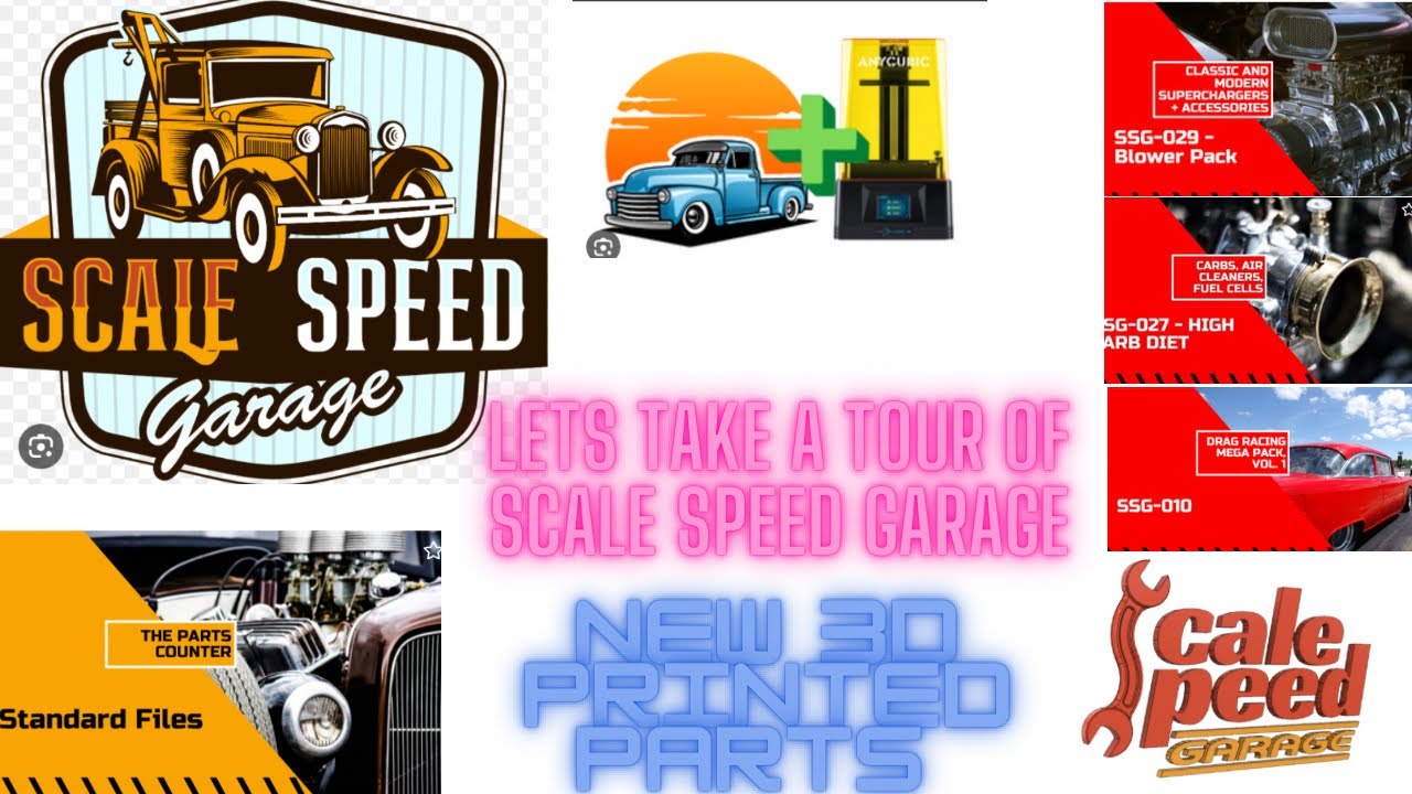 Let’s Take A Tour Of Scale Speed Garage And Look At Some 3D Printed ...