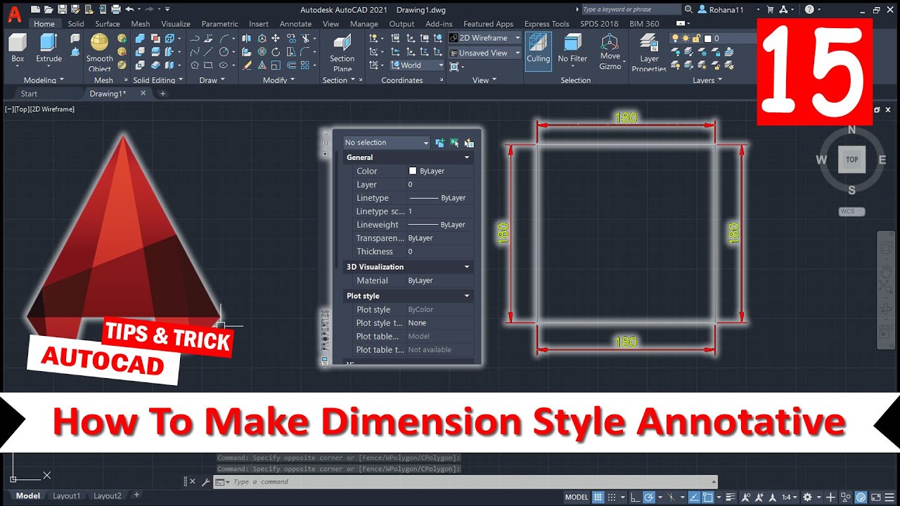 AutoCAD How To Make Dimension Style Annotative YouTube autocad-how-to-make-dimension-style-annotative-youtube