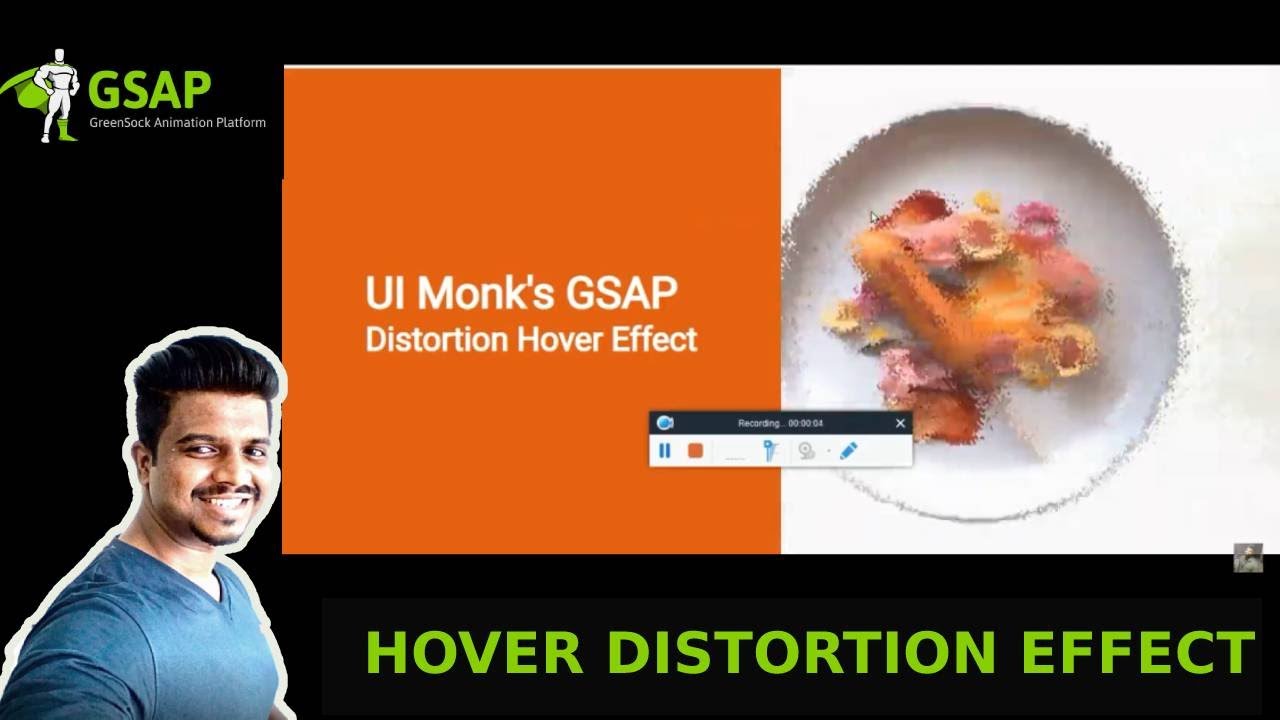 Ep11 Gsap Hover Effect Image Distortion Youtube