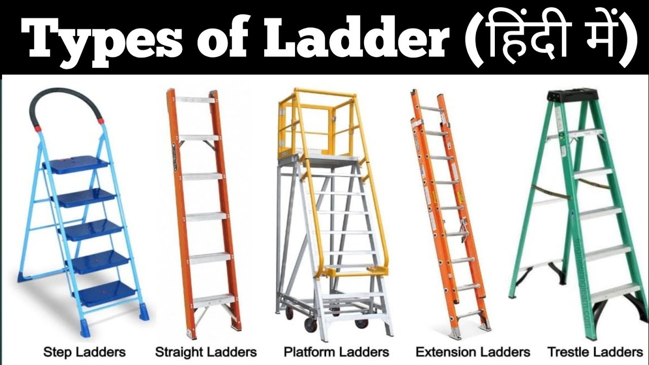 #HOW MANY TYPES OF LADDER | THREE POINT CONTACT | What is ladder ...