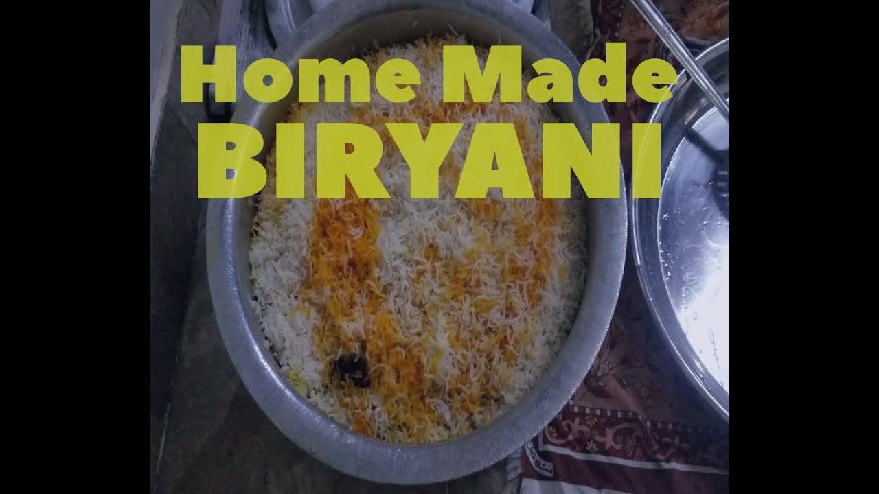Home Made BIRYANI Mutton Biryani YouTube