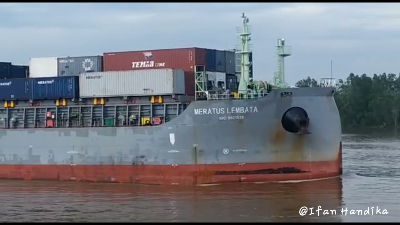 MV.MERATUS LEMBATA | Sungai Mahakam | Samarinda - Kalimantan Timur ...