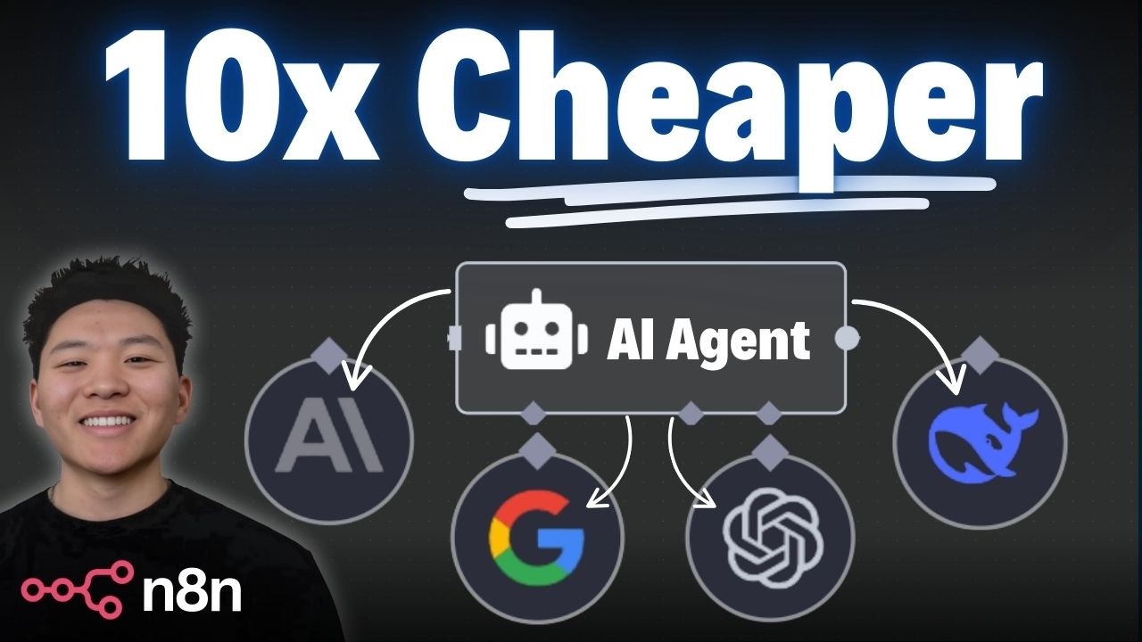 This AI Agent Picks Its Own Brain (10x Cheaper, n8n) - YouTube