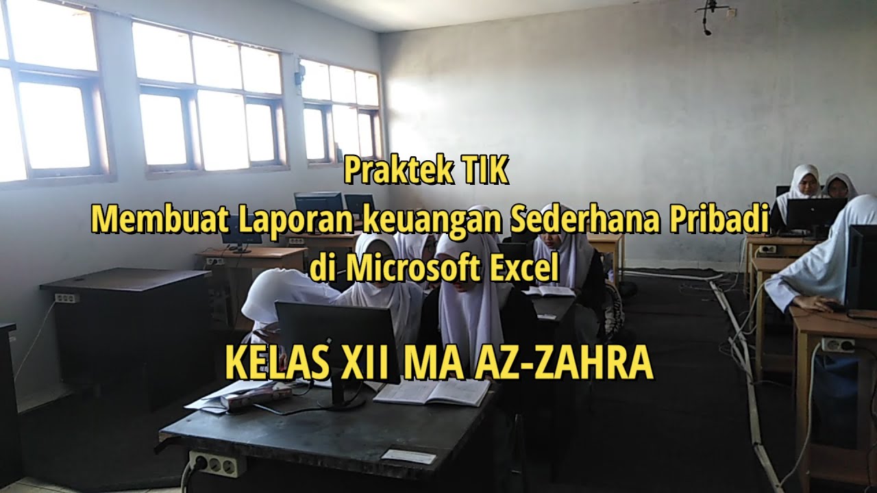 Praktek cara membuat laporan keuangan pribadi di microsoft excel ...