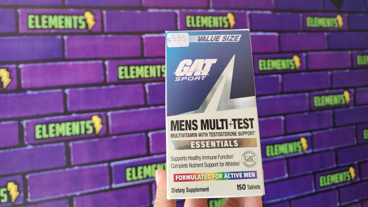 GAT SPORT MULTIVITAMINICO, MENS MULTI TEST 💪🏻😎 SUPLEMENTOS GAT - YouTube