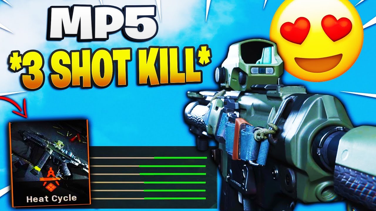 INSANE *3 SHOT* KILL MP5 "Heat Cycle" Best Class Setup! (MP5 Best Class ...