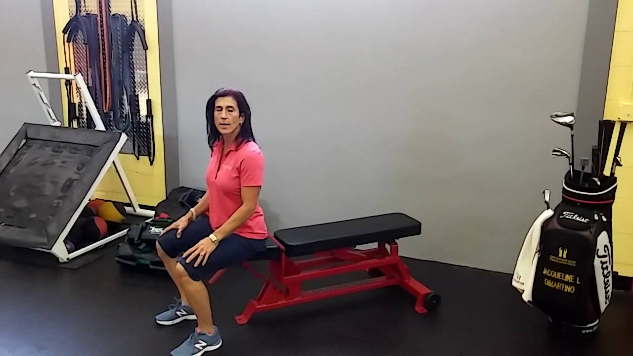 Seated Tricep stretch - YouTube