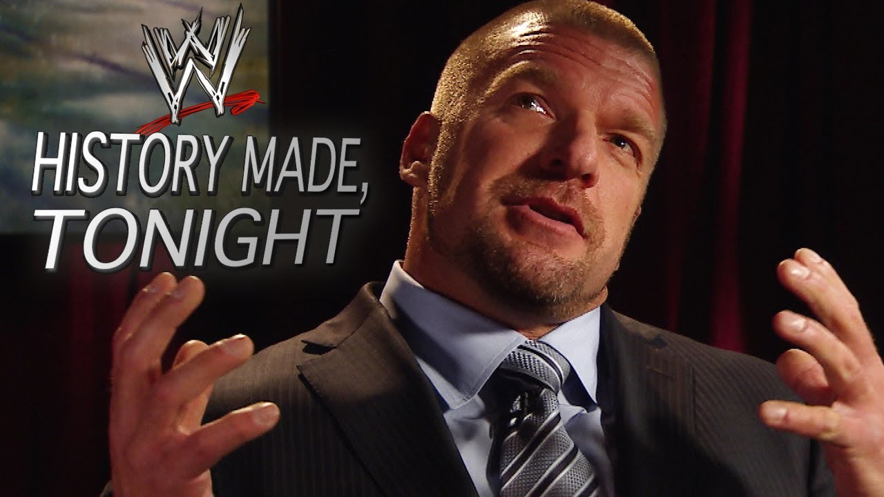 WWE COO Triple H promises that tonight will change WWE forever - YouTube