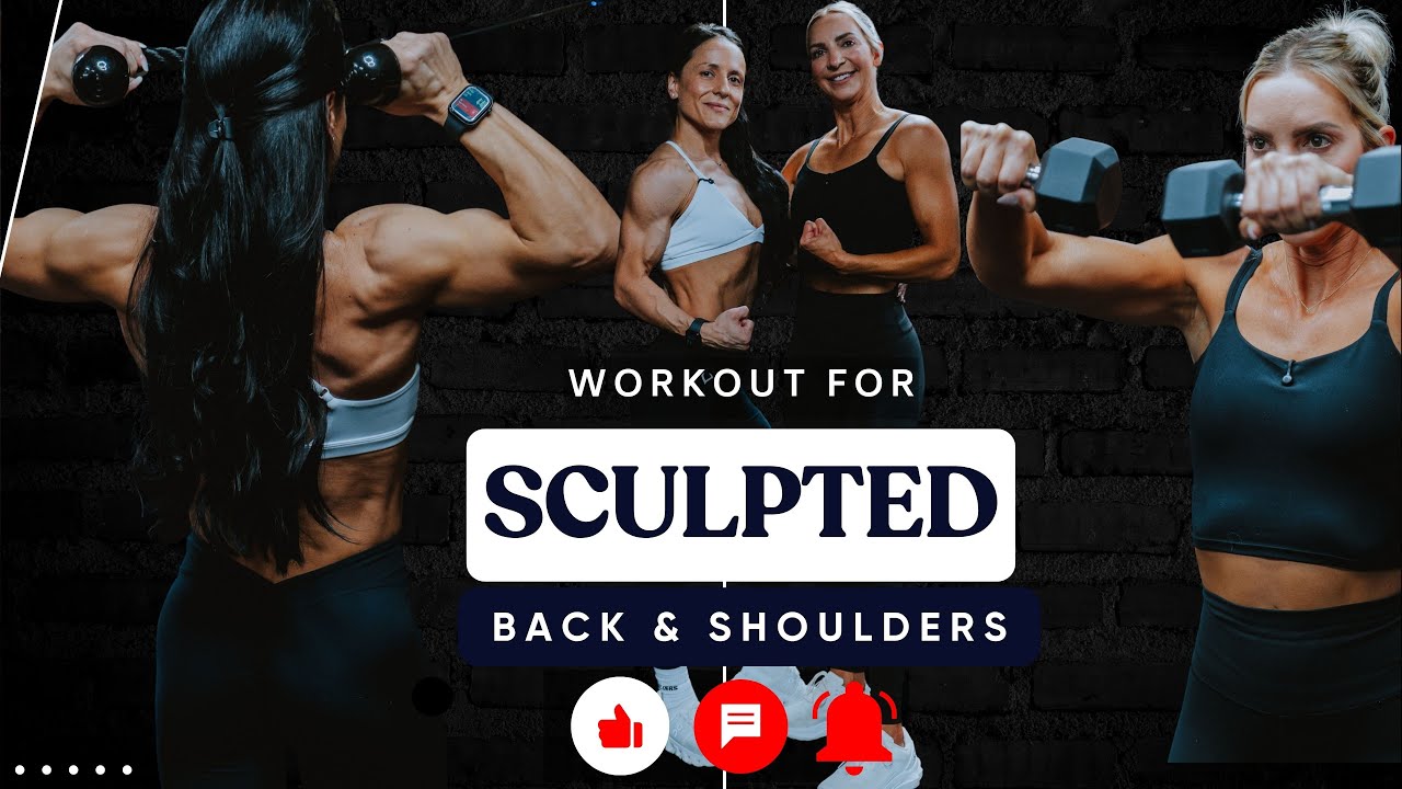 Workout for Sculpted Back & Shoulders - Bikini Bodybuilding 2 Weeks Out ...