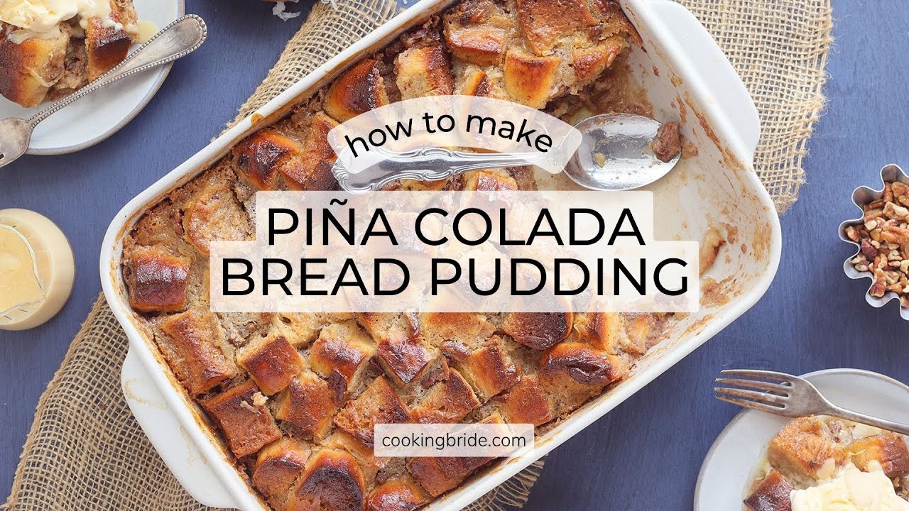 Piña Colada Pineapple Raisin Bread Pudding | Tropical Twist on a ...