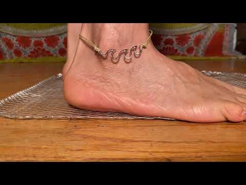 ASMR ️Bare Feet’s👣Sweet Whispering & Touching your Face🌥For Anxiaty ...