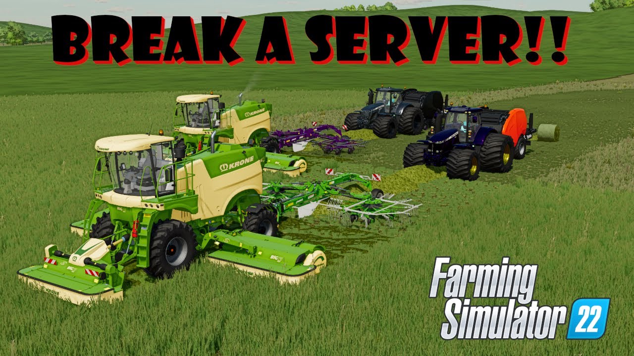 MULTIPLAYER!! CAN WE MAKE 15,000 BALES BEFORE THE SERVER BREAKS ...