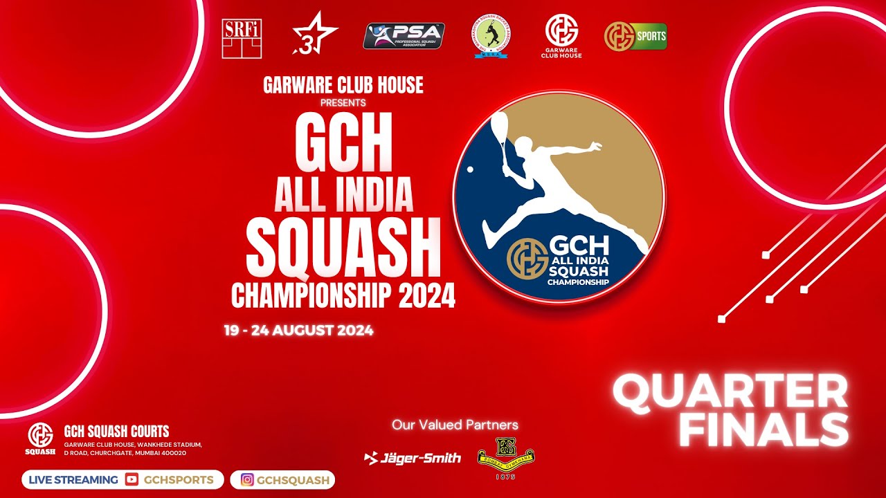 Court 1 - Quarter Finals - 2nd Garware Club House All India Squash ...