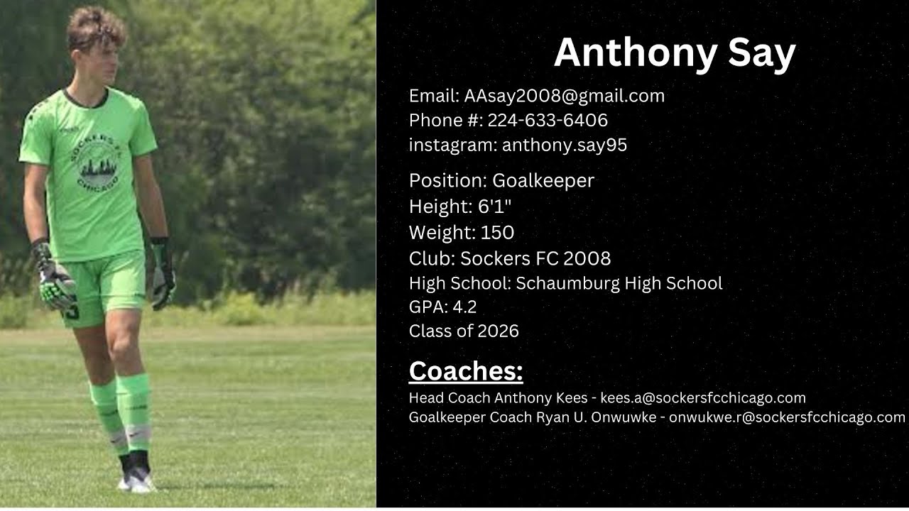 Anthony Say 2026 training clips - YouTube