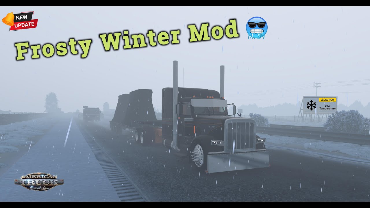 Frosty Mod Update for ATS 1.53 - Winter Has Arrived! - YouTube