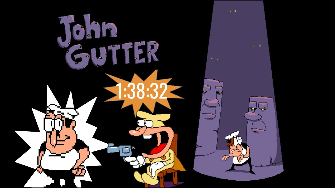 Pizza Tower John Gutter Speedrun (Old PB) (1:38.32) - YouTube